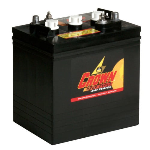 Crown Battery Mfg - Crown Battery 200AH 6V Dual Terminals Wet Type