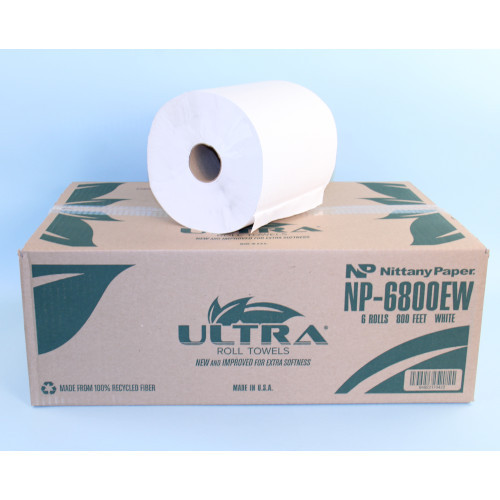 Nittany Paper - CT Belfair 70009 Hand Roll Towel White 6 Rolls/Case 800'