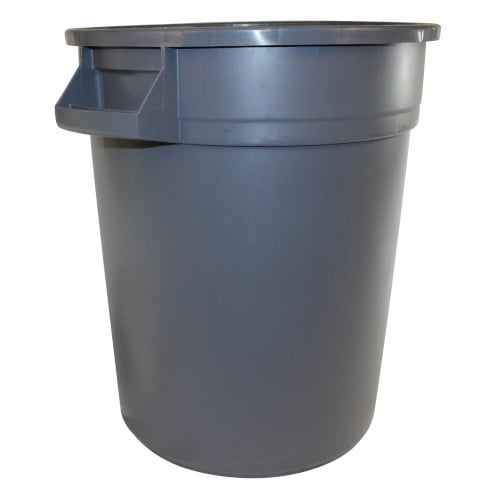 Impact - Impact 44 Gallon Gator Trash Container With Out Lid Gray #7744